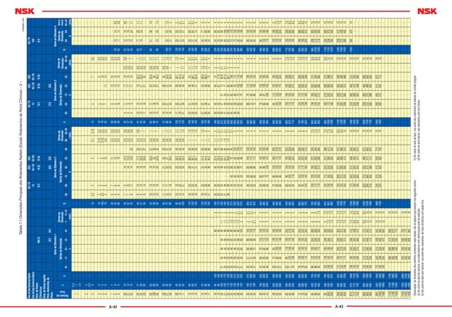 Catalogo ROLAMENTO NSK | PDF