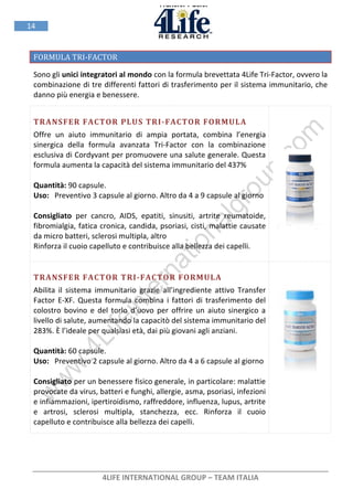 Catalogo prodotti 4life A4 | PDF