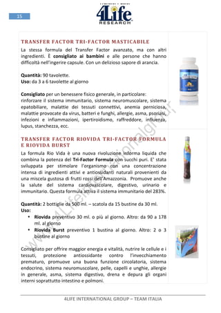 Catalogo prodotti 4life A4 | PDF
