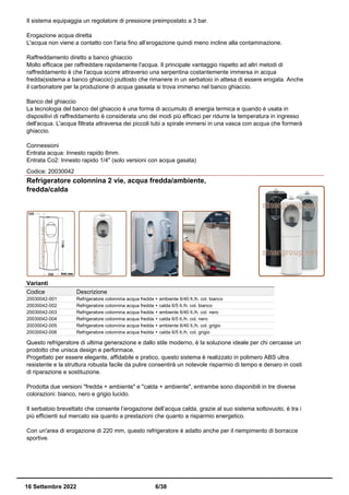 Refrigeratori acqua catalogo | PDF