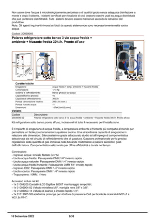 Refrigeratori acqua catalogo | PDF