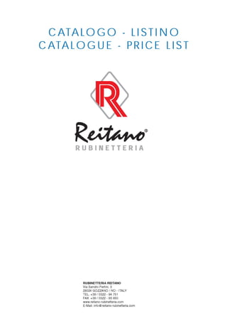 Catalogo reitano | PDF