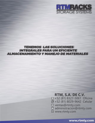 Catalogo rtm racks 2022 cc | PDF