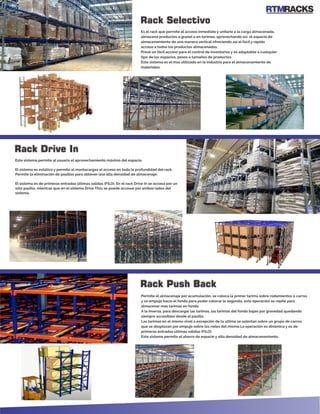 Catalogo rtm racks 2022 cc | PDF