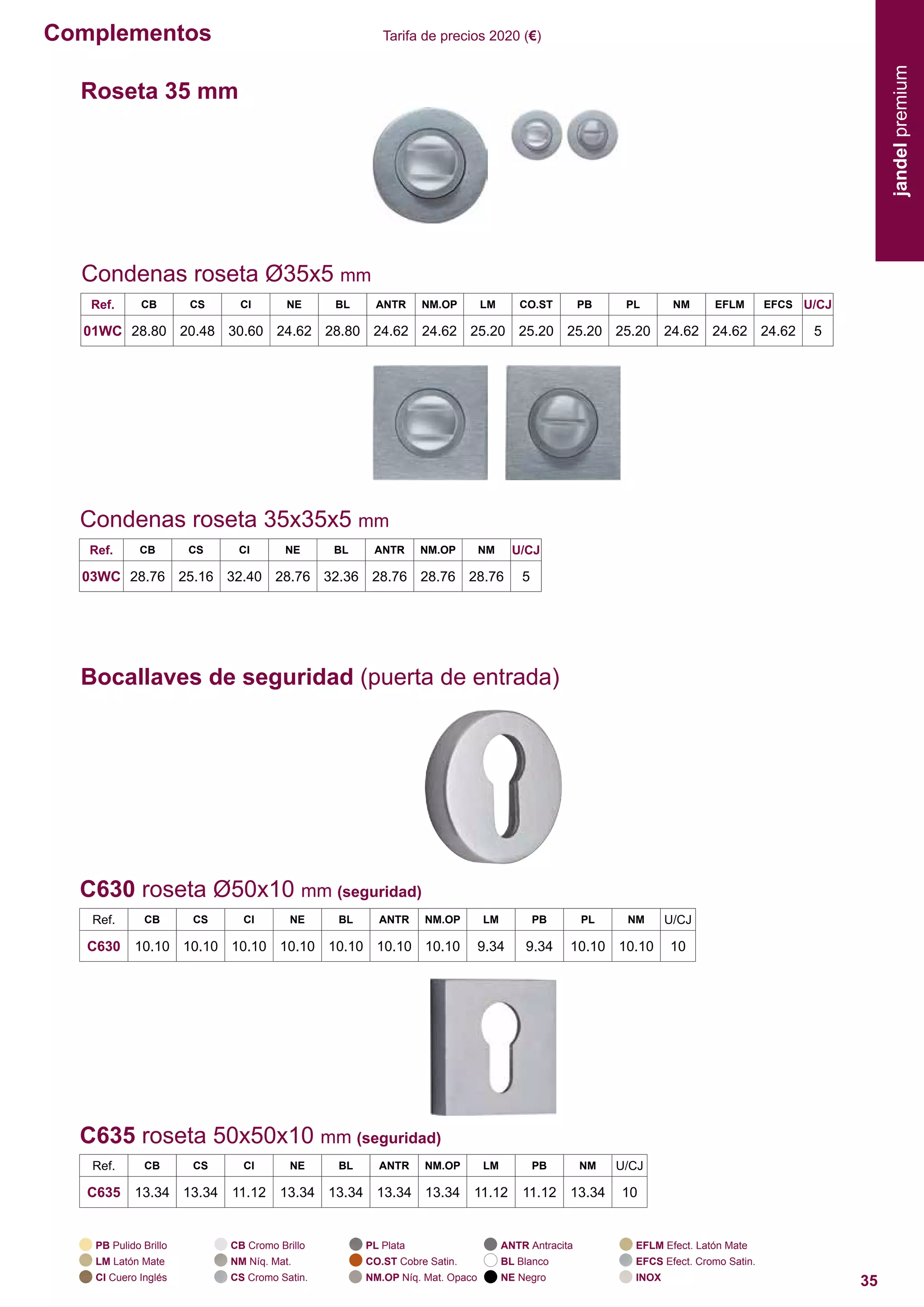 Catálogo 2020 JANDEL | PDF