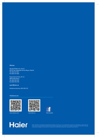 Catalogo tarifa Haier 2015 | PDF