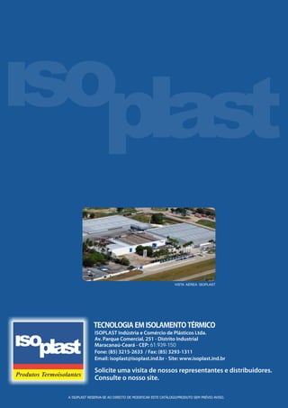 Catalogo termotelhas isoplast | PDF