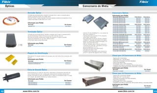 Catálogo de produtos Tibix | PDF