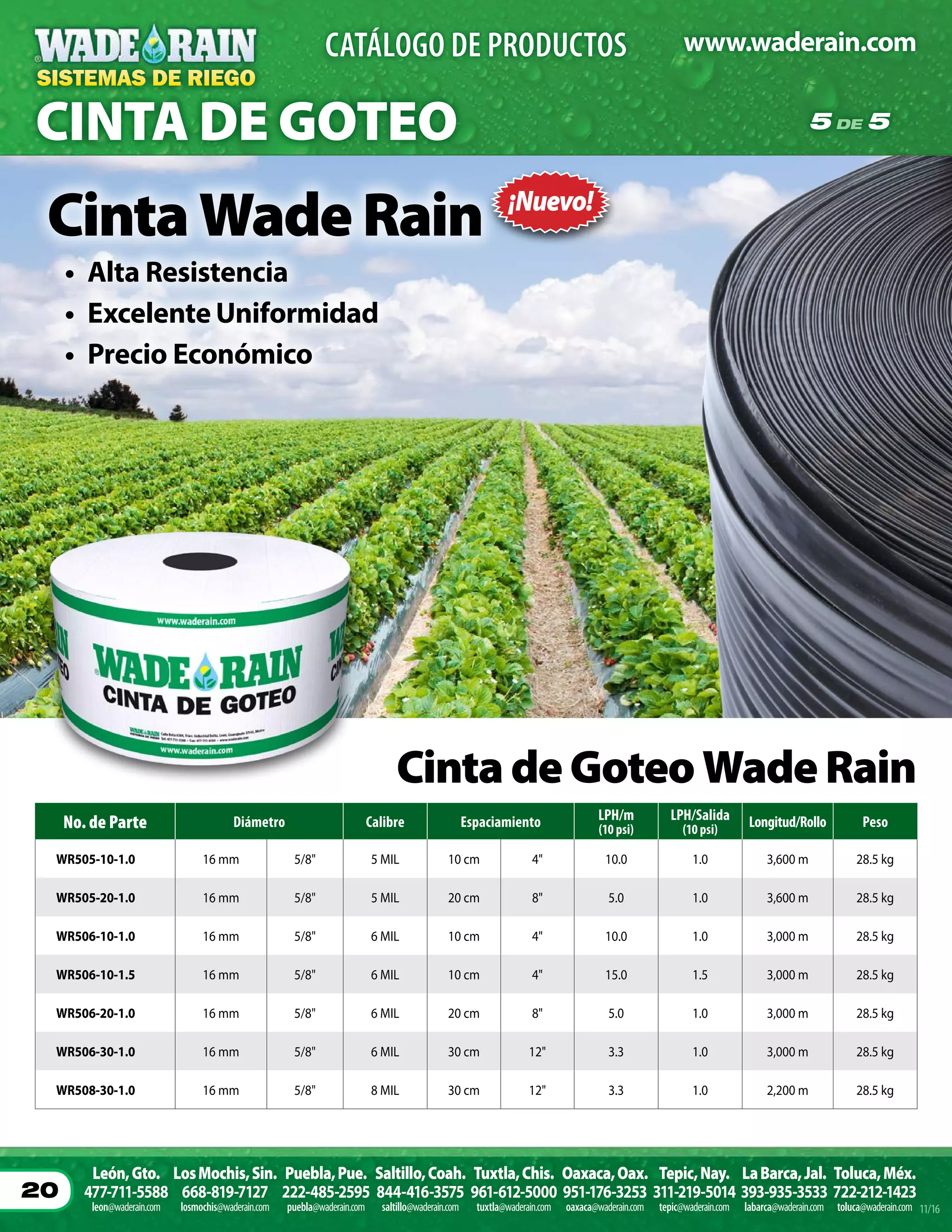 Catalogo wade rain_mexico_2017 | PDF