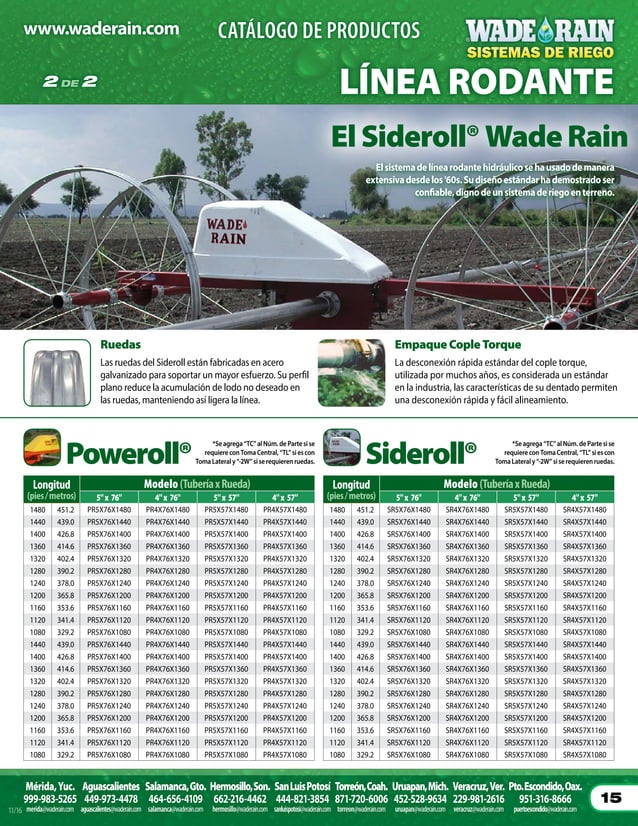 Catalogo wade rain_mexico_2017 | PDF