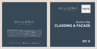 Catalog Phomi - Galleria_compressed., material cladding | PDF