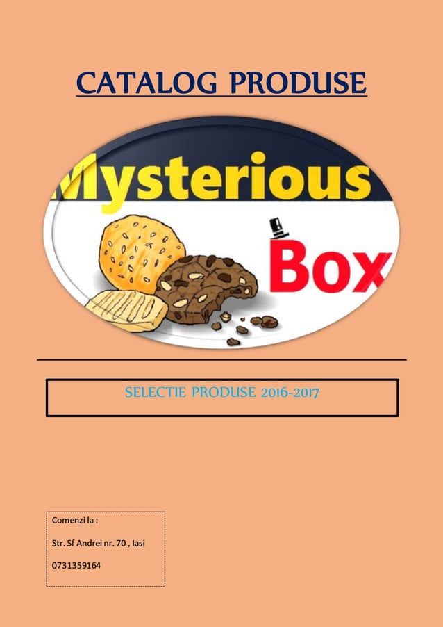 Catalog produse Mysterious BOX | PDF