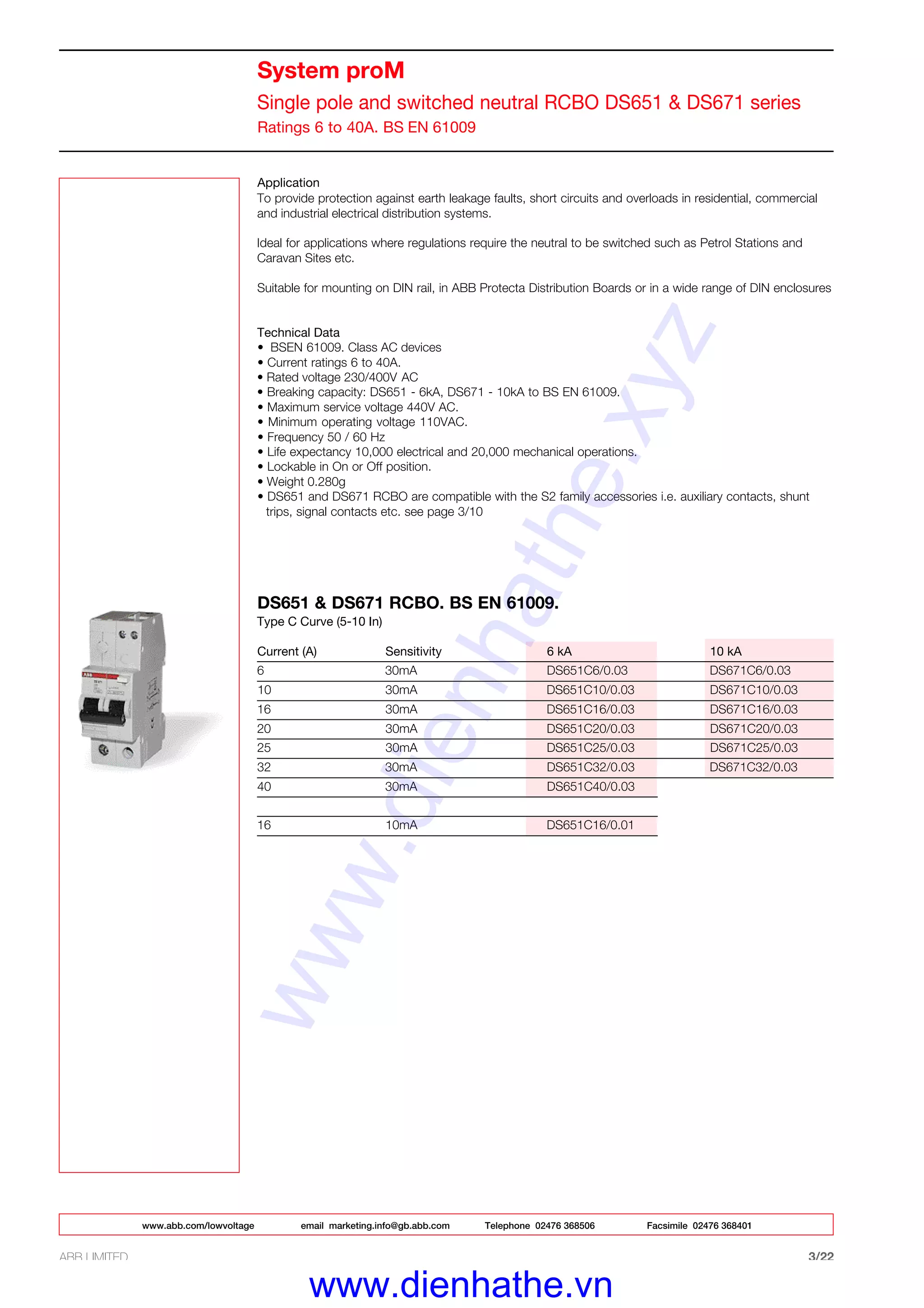 Catalog rccb va rcbo abb | PDF