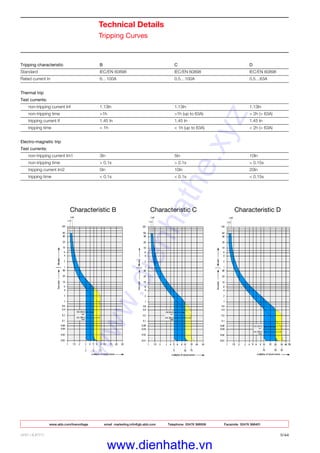 Catalog rccb va rcbo abb | PDF
