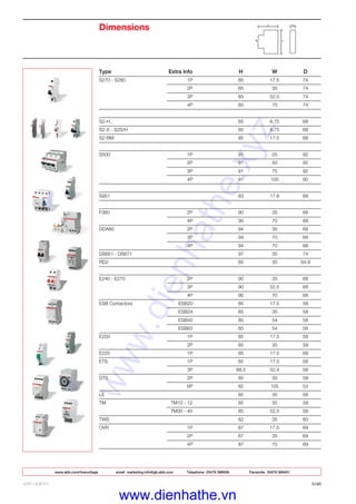 Catalog rccb va rcbo abb | PDF