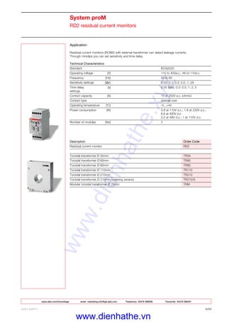Catalog rccb va rcbo abb | PDF