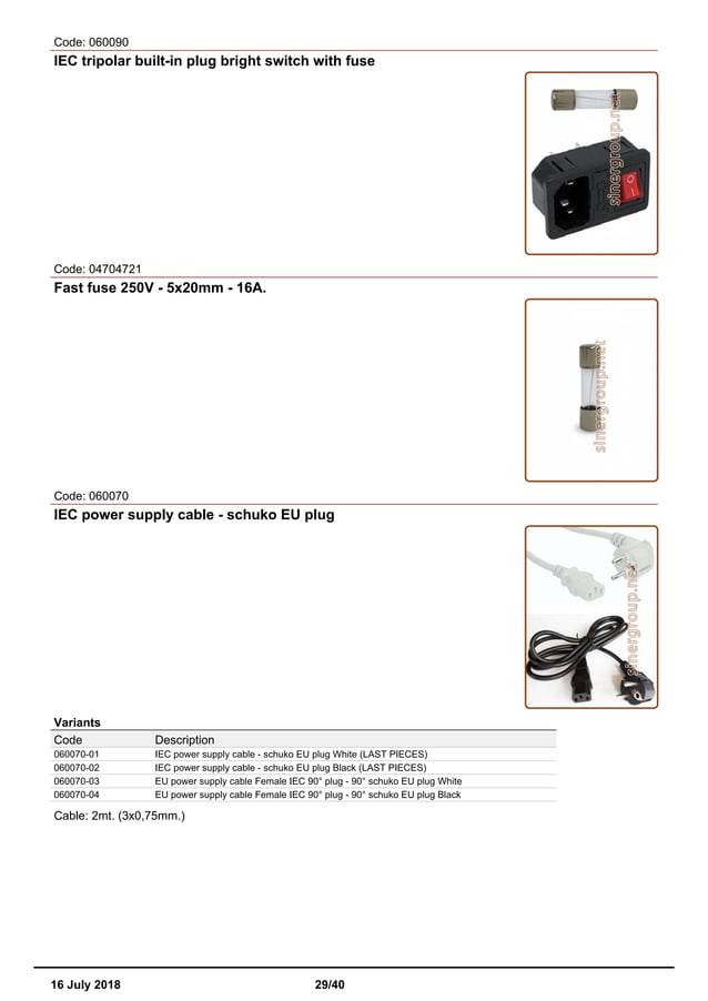 Reverse osmosis spare parts solenoid valves sensors catalogue | PDF