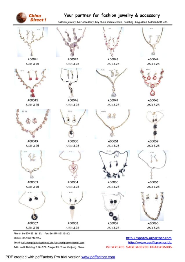 our jewelry catalog sample | PDF