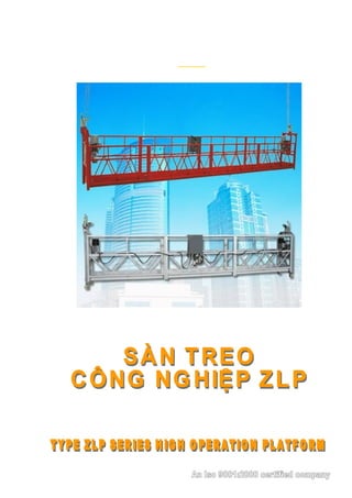 Catalog sàn treo, thang tời ZLP | DOC