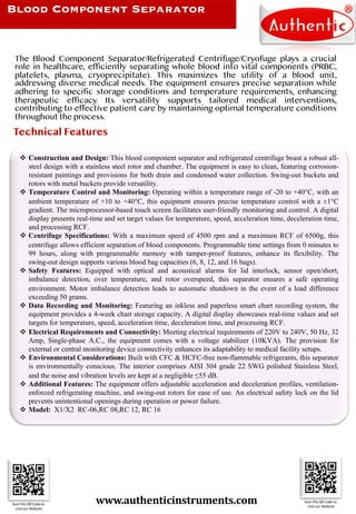 blood bank project, blood bank equipment | PDF