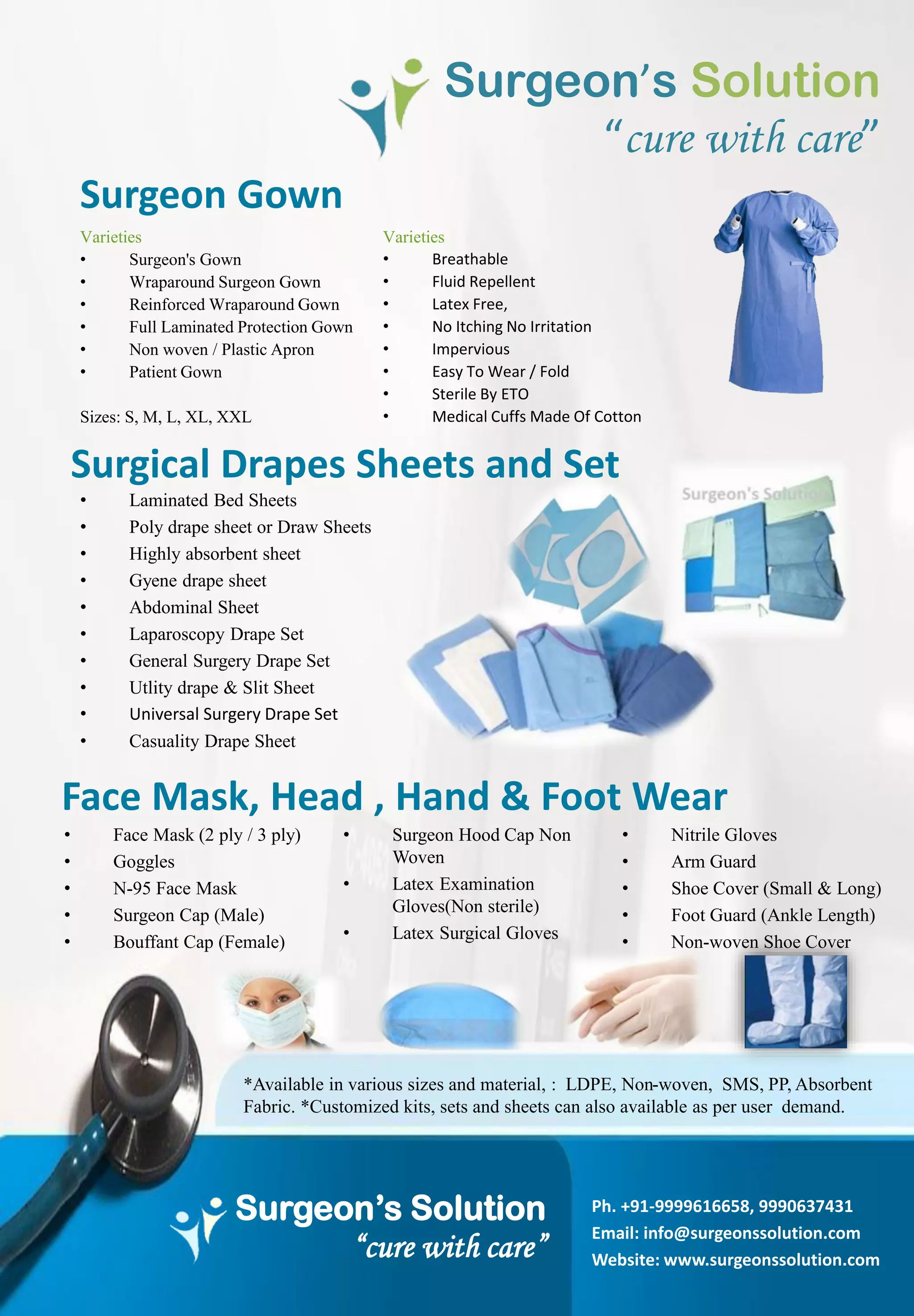 MEDICAL EQUIPMENTS By Surgeons Solution | PDF