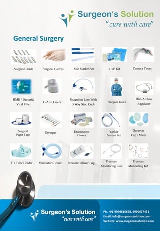 MEDICAL EQUIPMENTS By Surgeons Solution | PDF