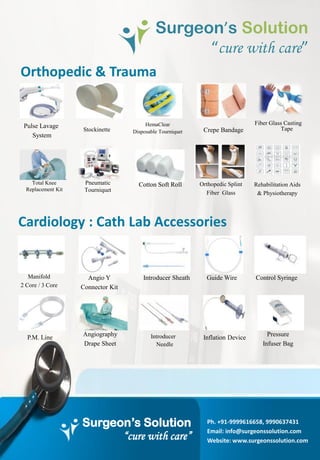 MEDICAL EQUIPMENTS By Surgeons Solution | PDF