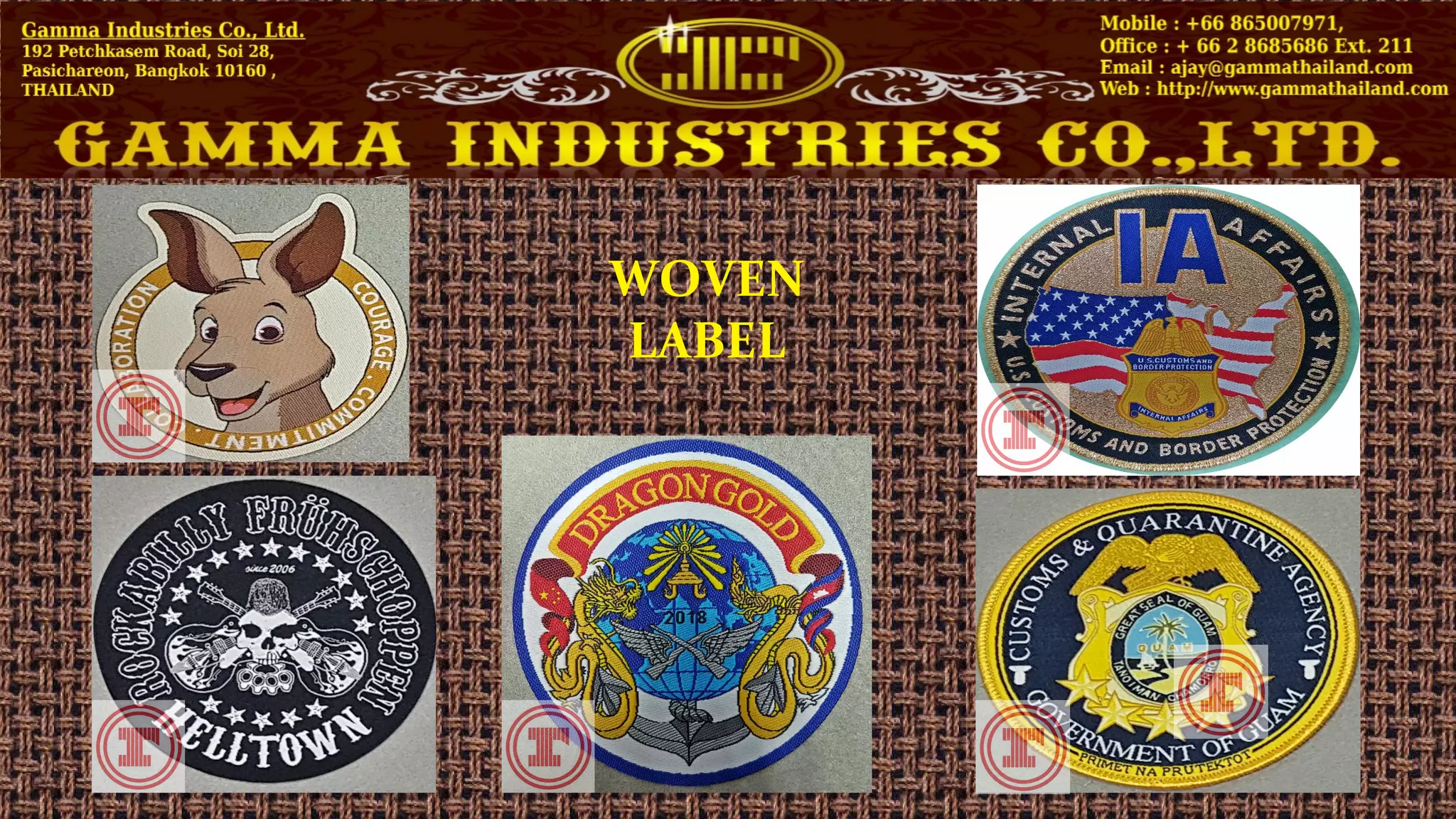 CUSTOMIZED EMBLEM ,BADGES and LABES | PPT