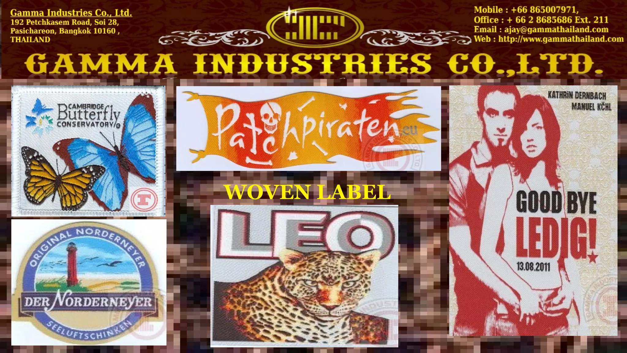 CUSTOMIZED EMBLEM ,BADGES and LABES | PPT