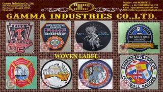 CUSTOMIZED EMBLEM ,BADGES and LABES | PPT