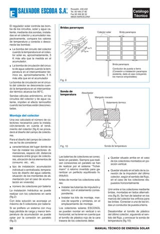 Catálogo Técnico Energía Solar Térmica de Salvador Escoda 2002 | PDF