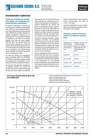 Catálogo Técnico Energía Solar Térmica de Salvador Escoda 2002 | PDF