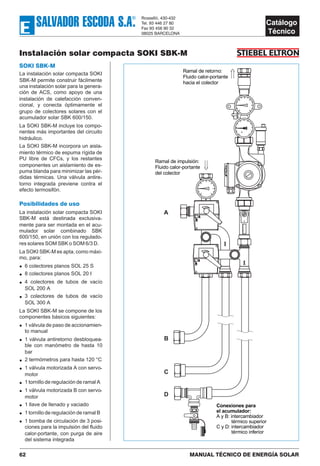 Catálogo Técnico Energía Solar Térmica de Salvador Escoda 2002 | PDF