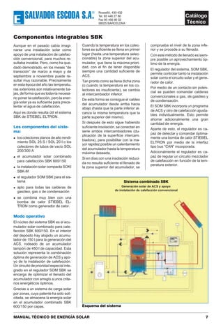 Catálogo Técnico Energía Solar Térmica de Salvador Escoda 2002 | PDF