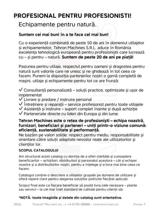 Catalog Tehron Machines 2026: Professional Equipment for Forestry ...