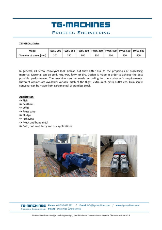 Meat rendering and fish meal processing machines | PDF