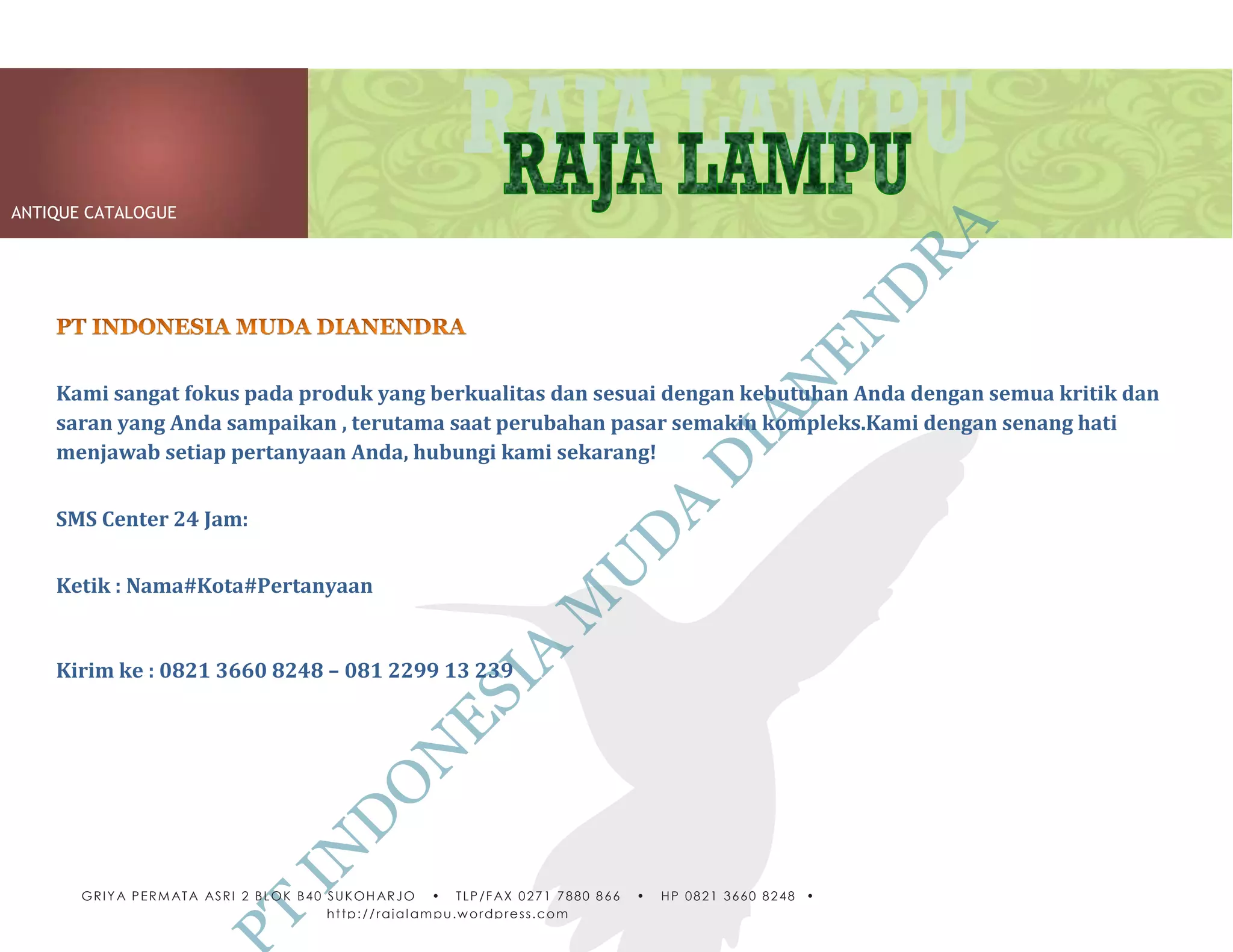 Catalog Tiang Lampu Antik | PDF