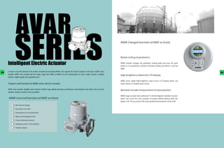 Electric Valve Actuator Catalogue | PDF