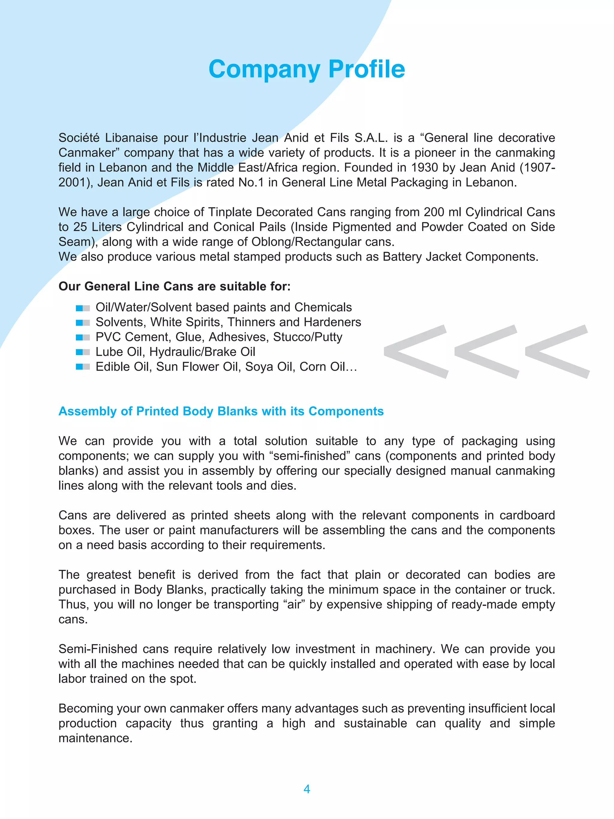 Jean Anid et Fils Corporate Catalogue | PDF