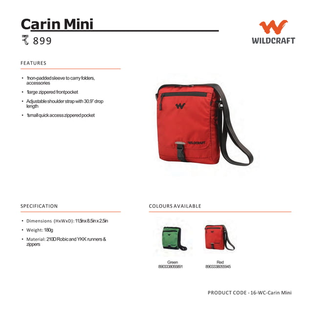 WILDCRAFT Full Catalogue 2016 | PDF