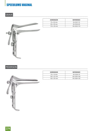 Catalogue 265-270-spéculums | PDF