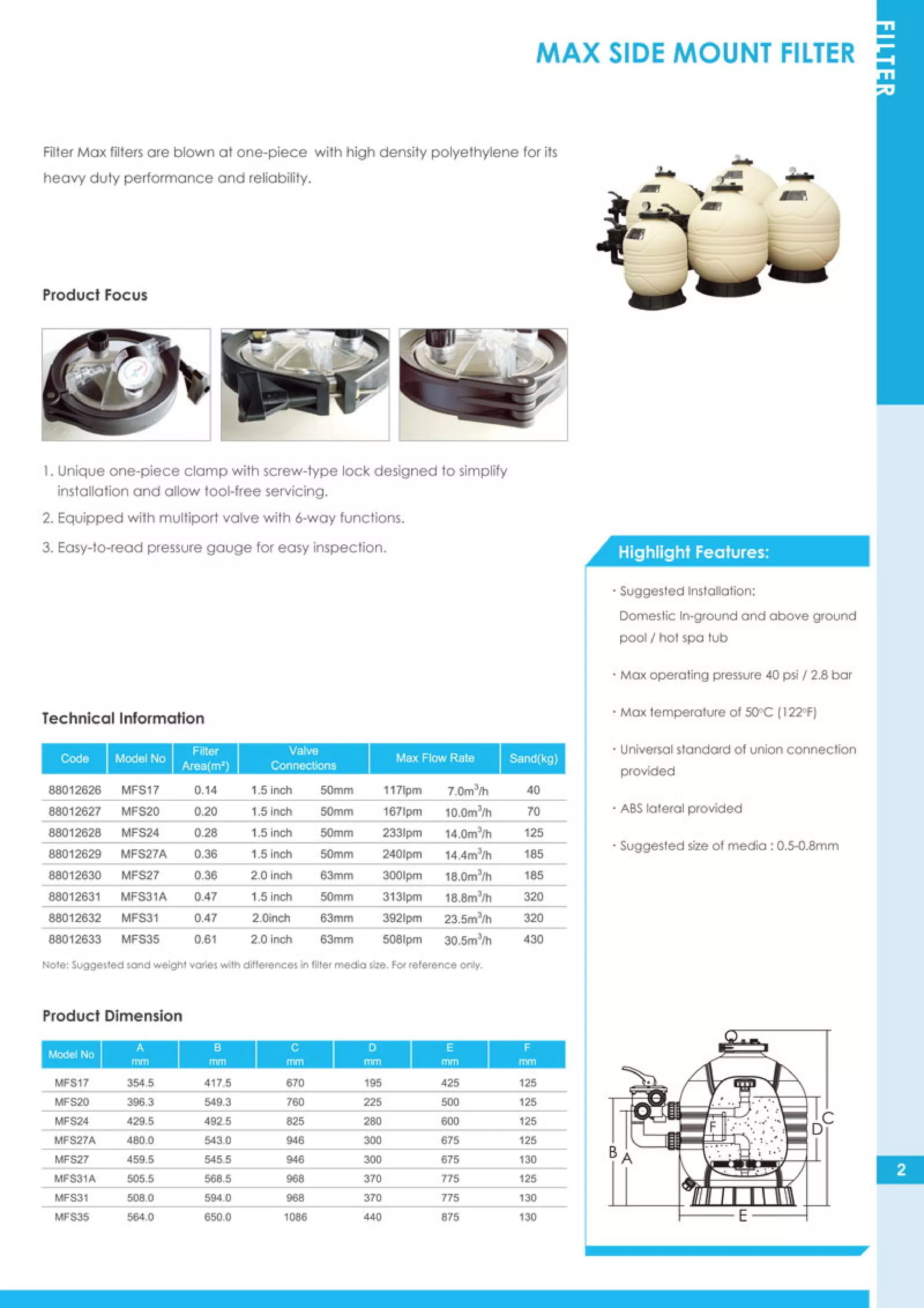 Swimming pool equipments Catalogue | PDF Swimming pool equipments Catalogue | PDF