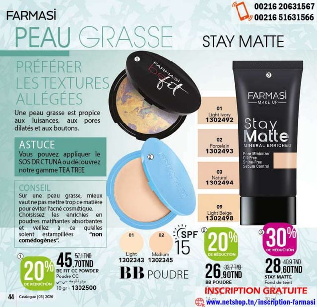 Catalogue farmasi tunisie mars 03 2020 | DOCX