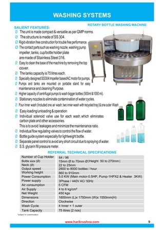 Linear Vial Washing Machine | PDF