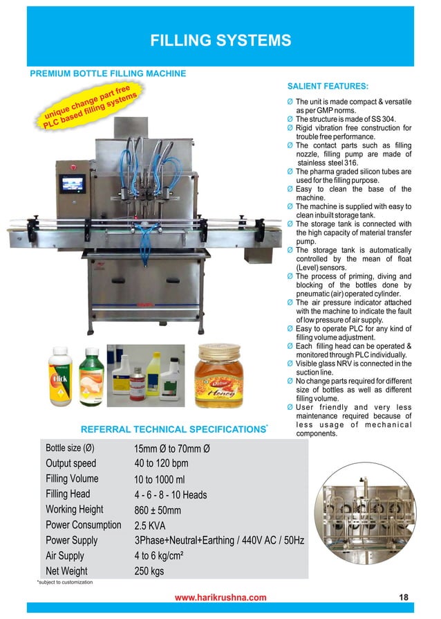Pharma Liquid Packing Line | PDF