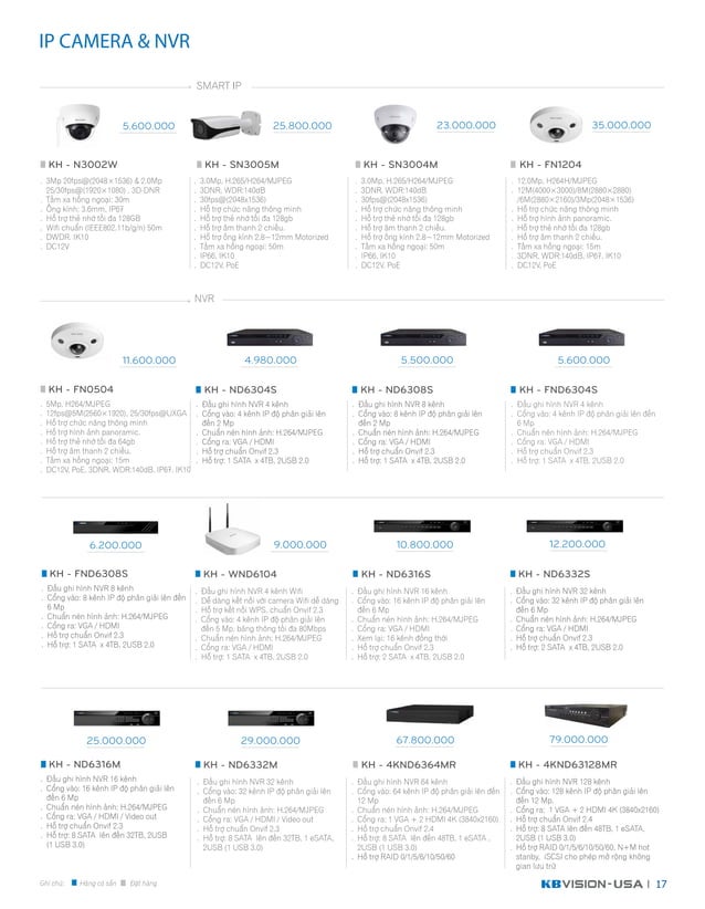 Catalogue kbvision-tiengviet | PDF