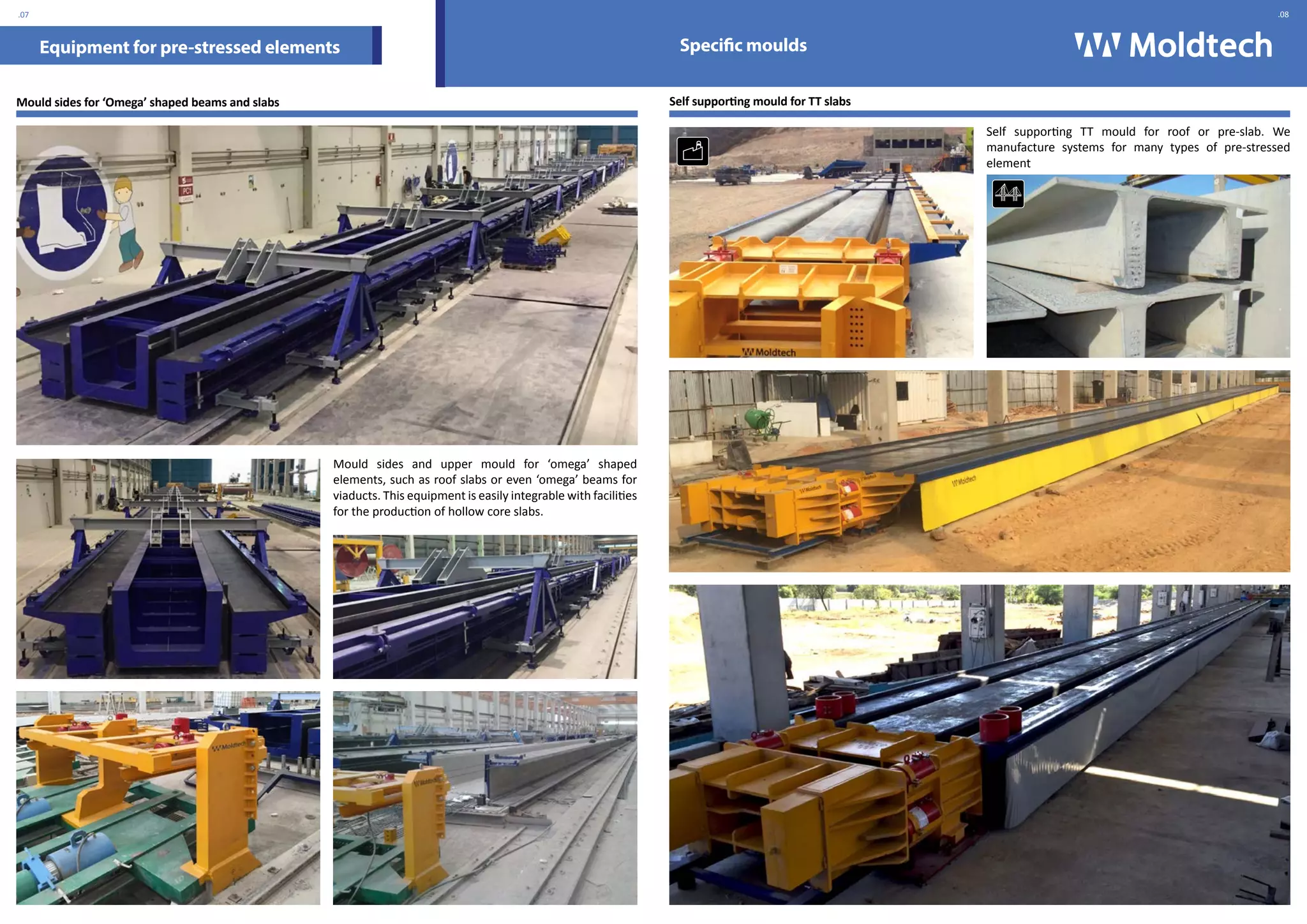 Catalogue moulds for precast concrete Moldtech | PDF