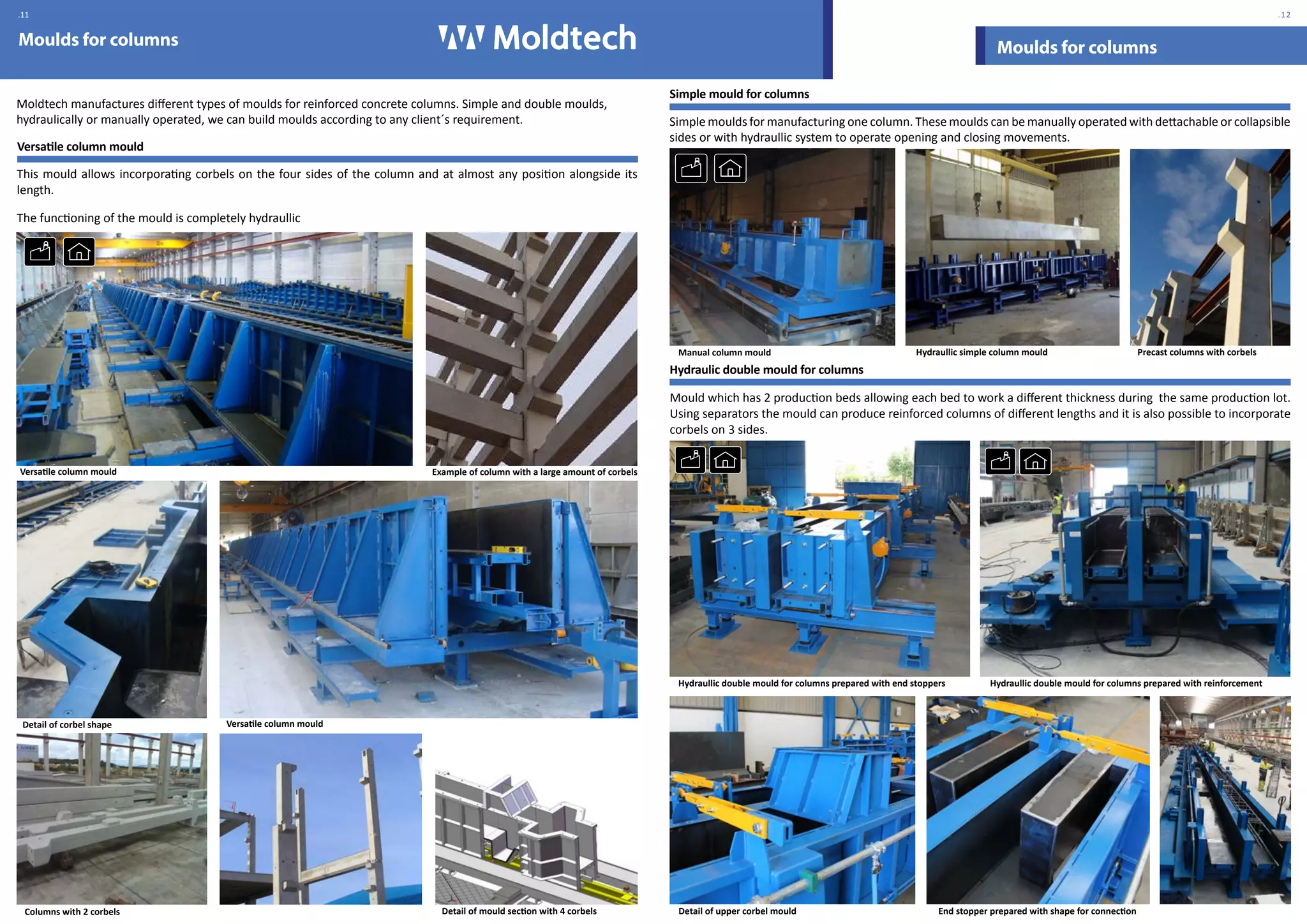 Catalogue moulds for precast concrete Moldtech | PDF