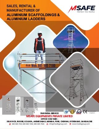Aluminium Scaffolding Manufacture, Rent and Sale | MSafeGroup | PDF