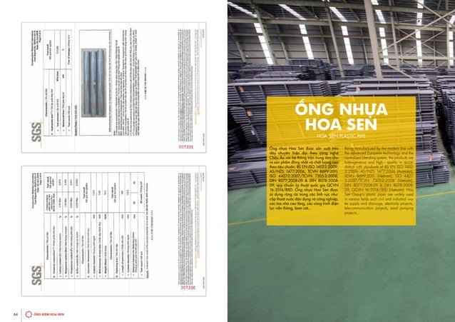 Catalogue ống nhựa Hoa Sen | PDF